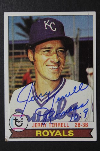 Jerry Terrell KC Royals Autographed Signed 1979 Topps Baseball Card ...