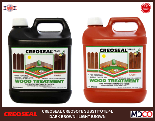 Creoseal Light&Dark Brown Oil Based Fence Timber Paint Creocote ...