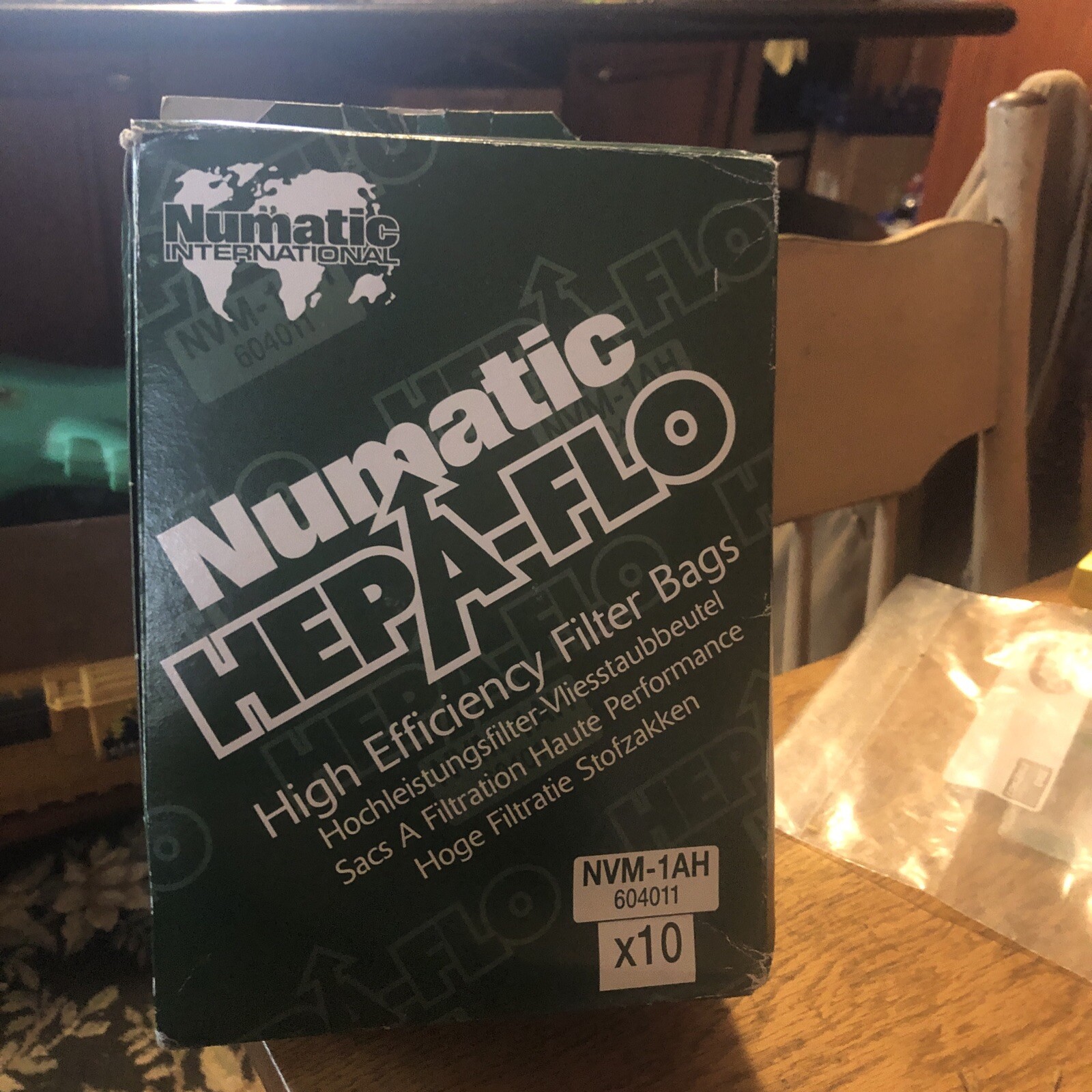 Genuine Numatic International RSV130 Vacuum Hepa-Flo Dust Bags 604011 ...