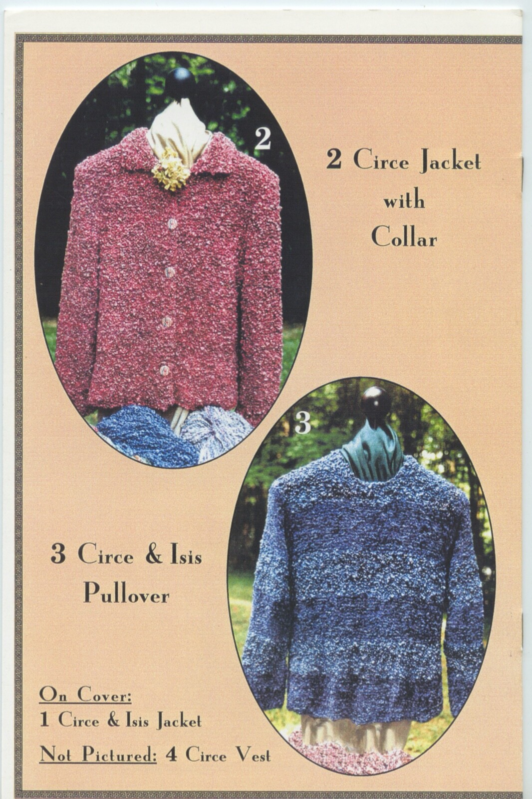 COLINETTE Knitting Pattern Booklet - The Circe Collection - 4 Designs ...