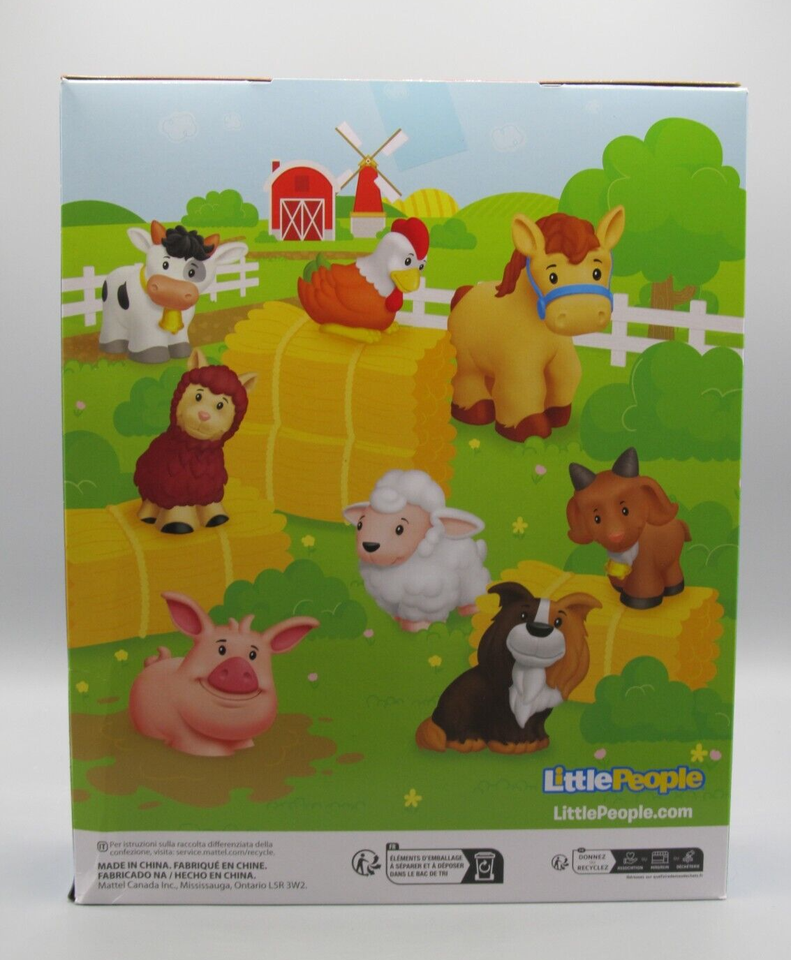 Fisher-Price LITTLE PEOPLE Farm ANIMAL Friends 8 pcs Toy Set NEW Goat ...