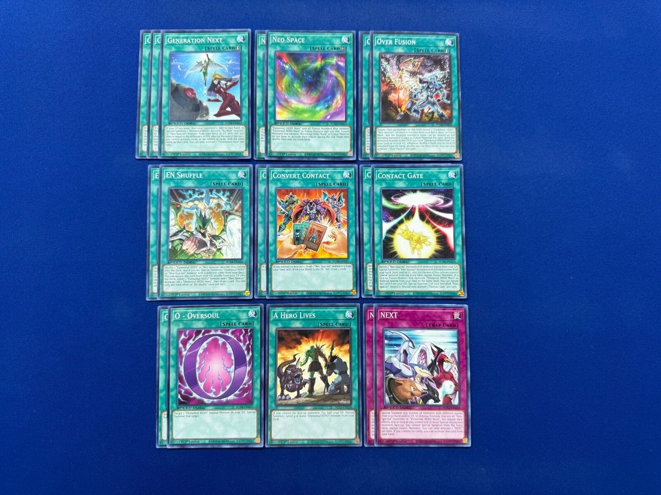 Yu-Gi-Oh! GX - Jaden Yuki's Complete Elemental HERO Neos & Neo-Spacian Deck | eBay
