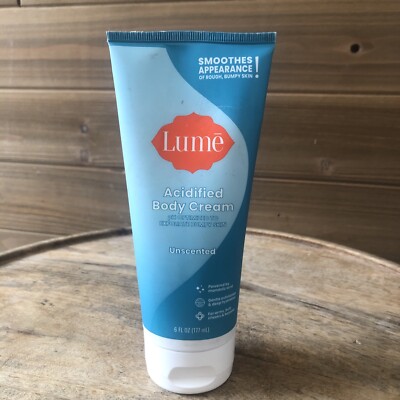 Lume Acidified Body Cream Smooth Unscented 6 oz Full size | eBay