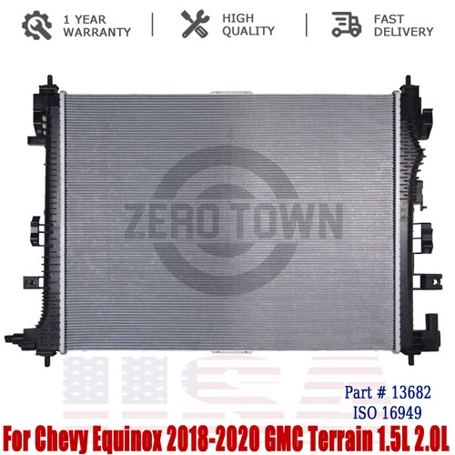 13682 Radiator for Chevry Equinox GMC Terrain LS LT Premier Sport 1.5L ...