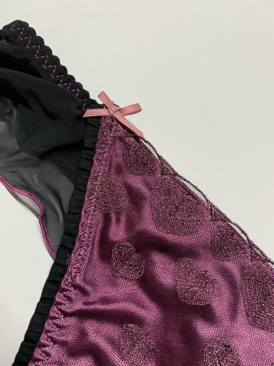 BRAVISSIMO Luxe Heart Lace Underwired Bras Thong Brief Set Lingerie ...