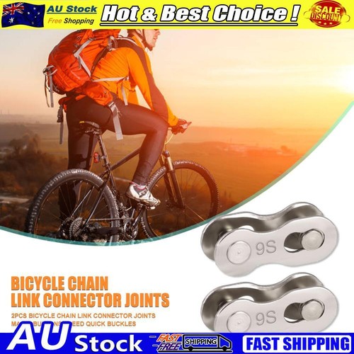 2pcs Bicycle Chain Connector Lock Quick Link MTB Road Bike Magic Buckle ...