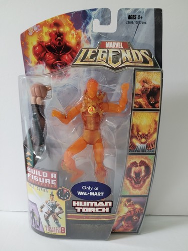 Marvel Legends Human Torch Ares BAF Series Walmart Exclusive 2008 NOC ...