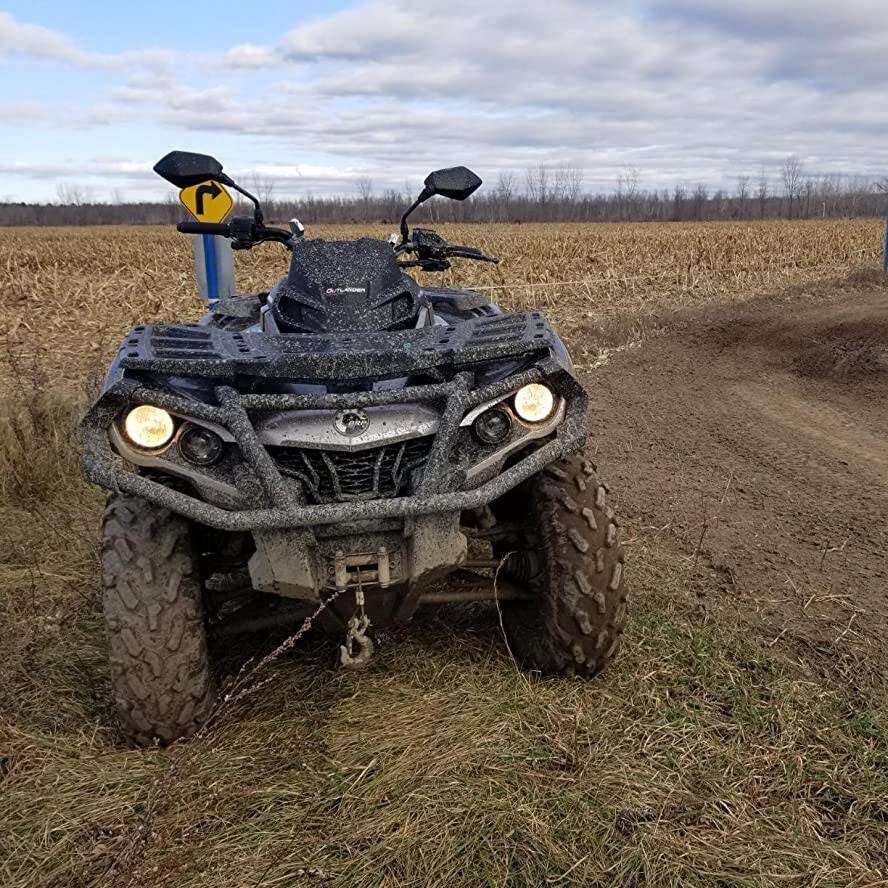 ATV Rear View Side Mirrors For Can-Am DS250 Outlander 500 570 650 800 ...