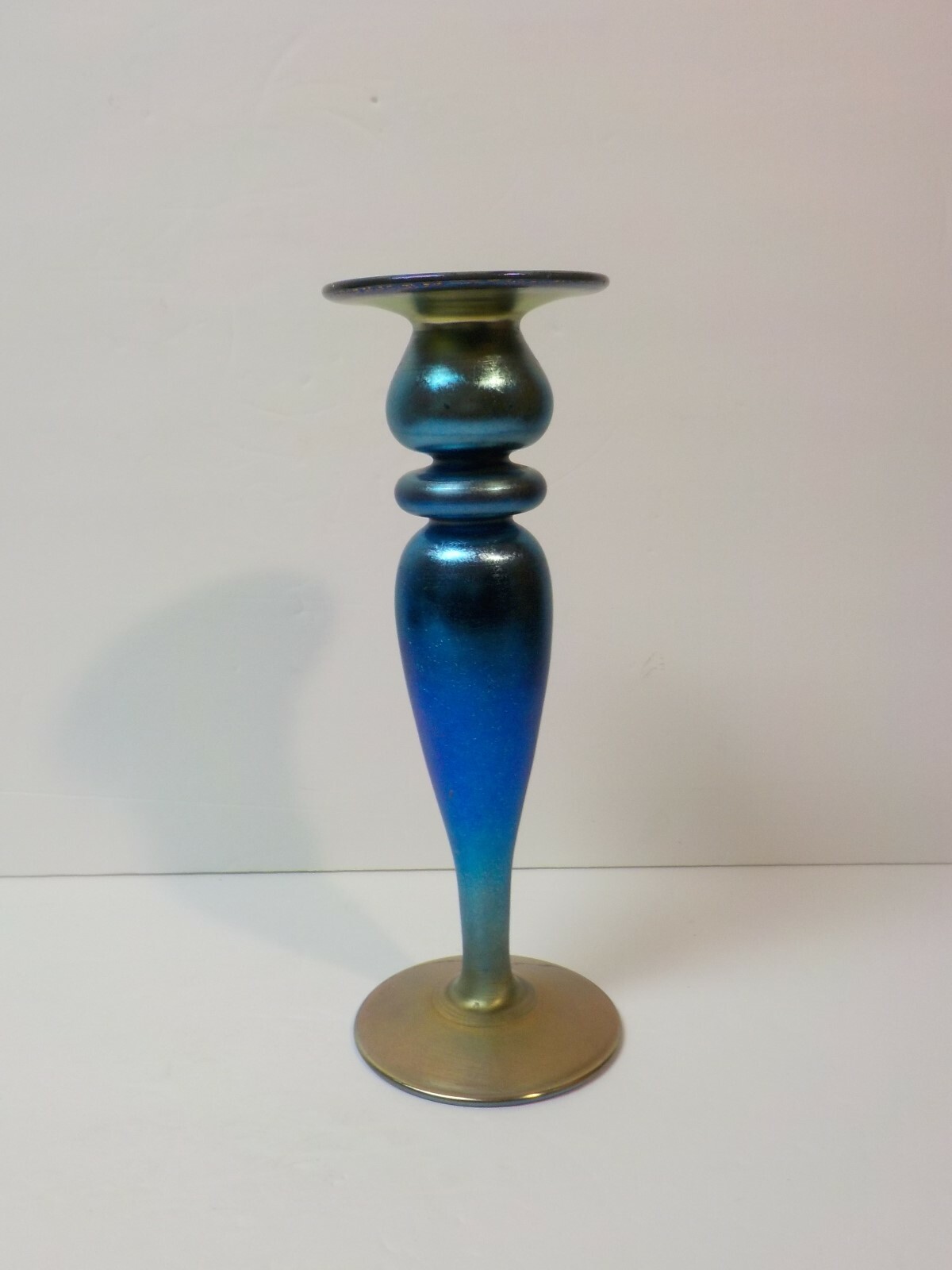 Victor Durand Art Glass 10" Candlestick, Unsigned | eBay