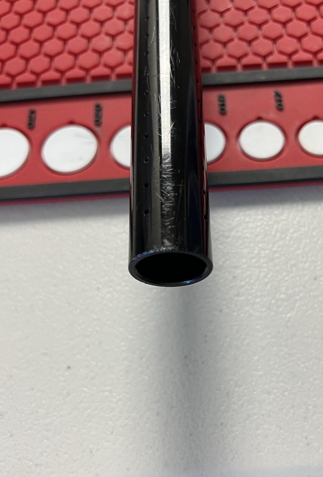 MACDEV 04/2005 CYBORG PAINTBALL MARKER- GLOSS BLACK/BLUE FADE- W/ CASE ...