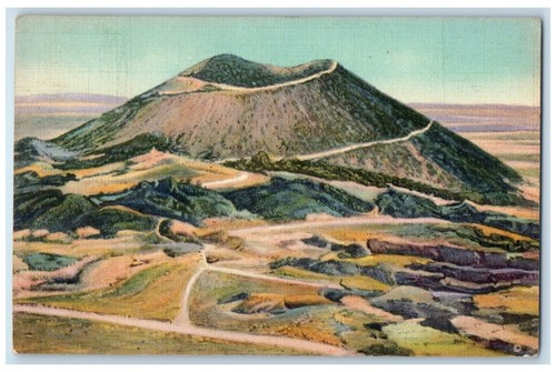 1936 Mt. Capulin Extinct Volcano Dirt Roads Views Raton New Mexico NM ...