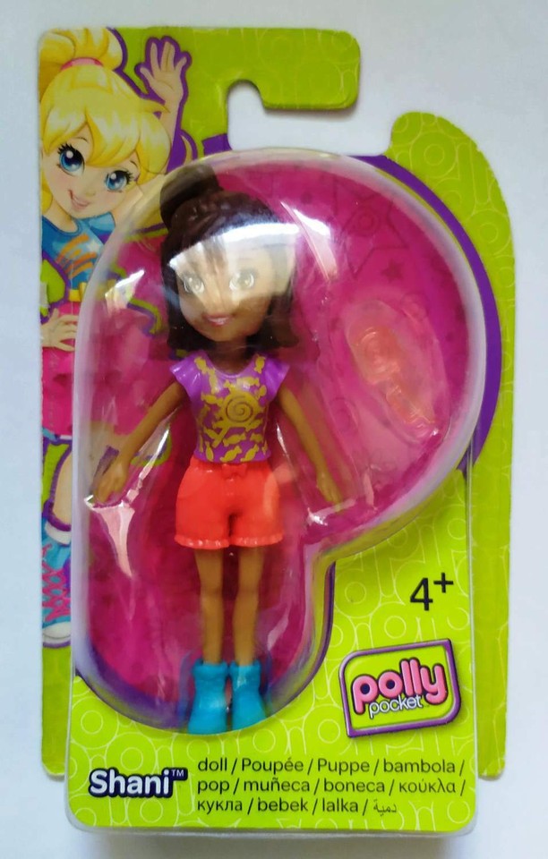 POLLY POCKET ACTIVE POSE DOLLS 9cm TRENDY OUTFIT ACCESSORIES SHANI LILA ...