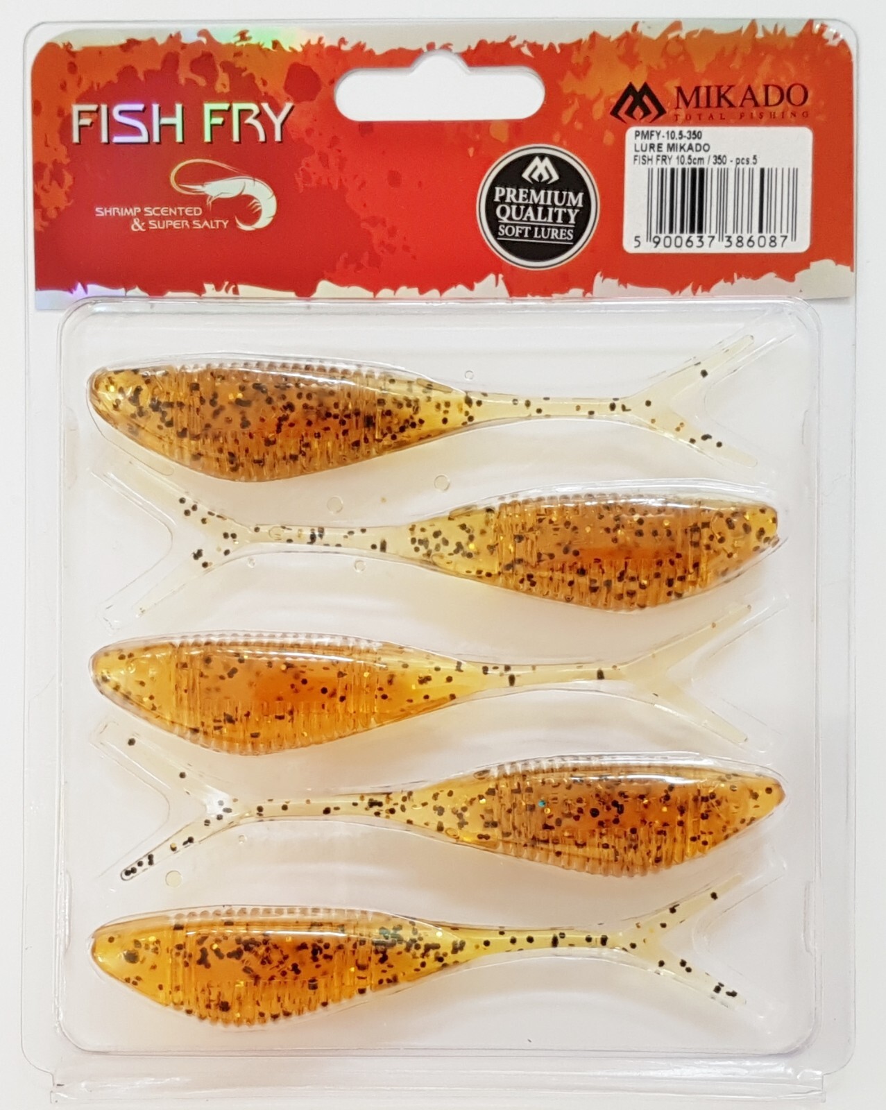 MIKADO ''FISH FRY'' DROP SHOT LURES, ALL SIZES, ALL COLOURS, PERCH ...