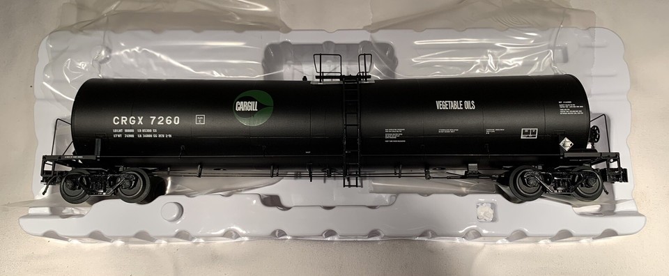 ATLAS O 3-RAIL CARGILL 25,500 GALLON TRINITY TANK CAR! O SCALE FREIGHT ...