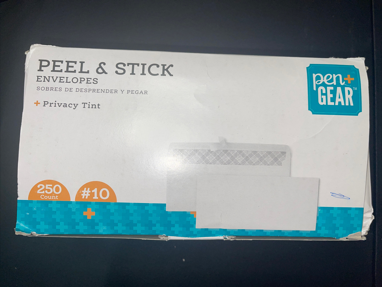 Pen+Gear Peek & Stick Envelopes + Privacy Tint Size #10 - Opened Box ...