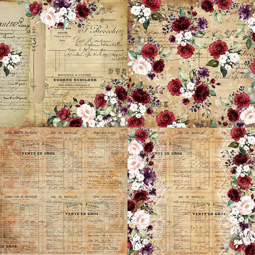 Scrapbook Vintage Paper Designs To Print