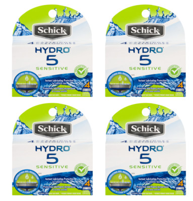 Schick Hydro 5 Hydrating Sensitive Razor Blade Refills - 16 Cartridges ...