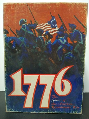 1776 Game of American Revolution Avalon Hill Bookcase Game Vintage 1974 ...