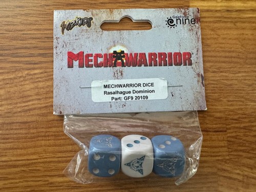 Battletech Mechwarrior Dark Age Rasalhague Dominion Dice - Gale Force 9 ...