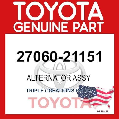 27060-21151 GENUINE OEM Toyota ALTERNATOR ASSY 2706021151 | eBay