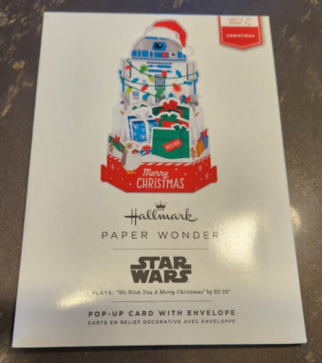 Hallmark Paper Wonder Disney Star Wars R2-D2 Merry Christmas Pop-up ...