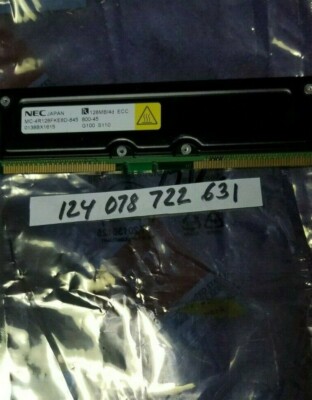 128MB 184p PC800-45 PC 800 45 128MB/4 ECC RDRAM RIMM NON-REGISTERED ...