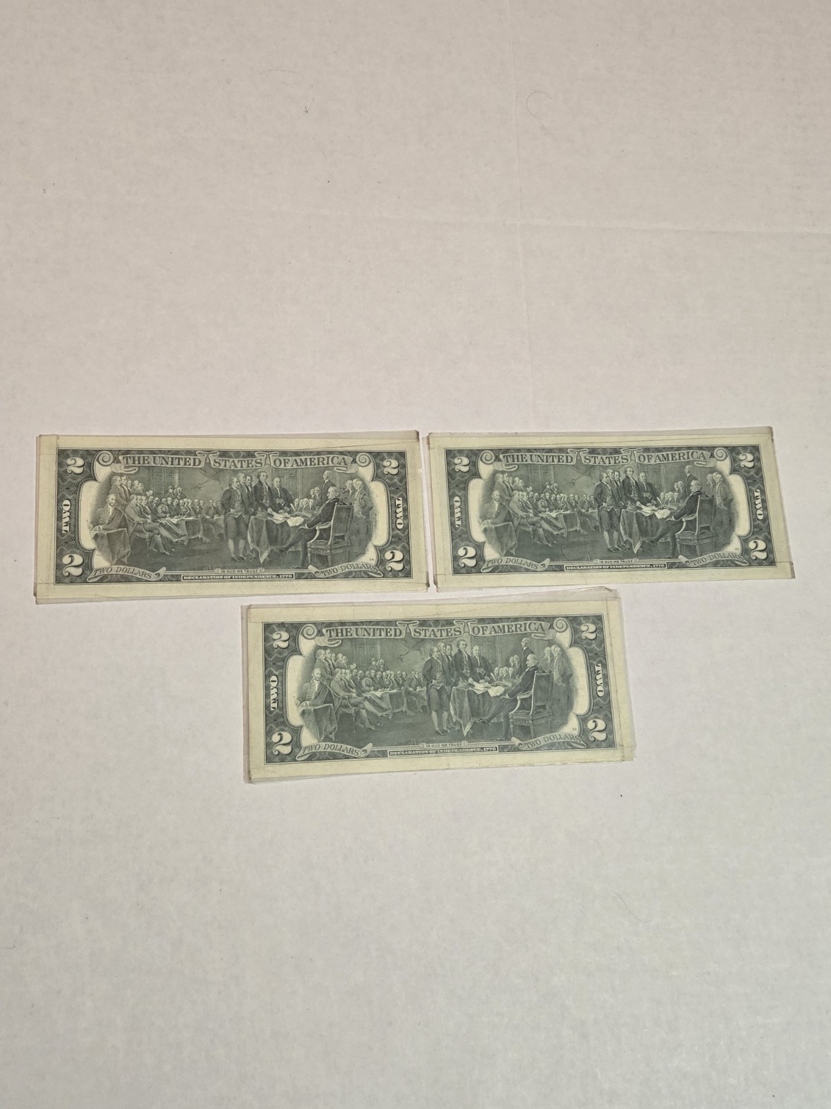 APR 13 1976 $2 bills First Day Issue w/ Stamp/Postmark Boston Lot of 3 ...