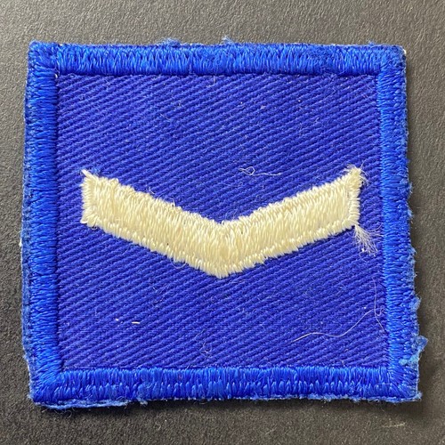 US Air Force Airman Chevron Rank Patch 2x2 Blue White Embroidered | eBay