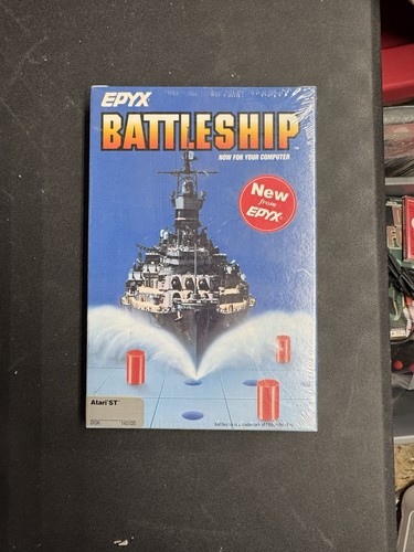 NEW/SEALED Battleship (Atari ST, 1988, EPYX) Game Disk, Complete In Box ...