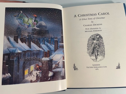 A Christmas Carol 1983 Illustrated Edition Charles Dickens Michael ...