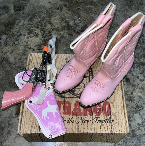 Durango Girl’s Kids Western Rodeo Cowboy Cowgirl Boot Pink Sz 12D Youth ...