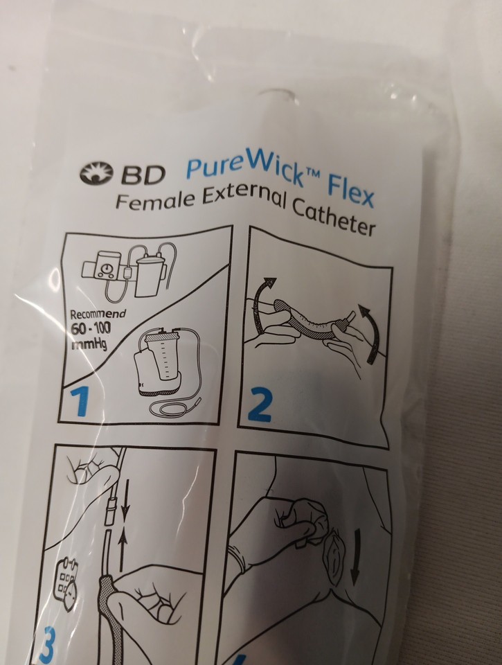 22 Count BD PureWick Female External Catheters PWFXH30 Individually ...