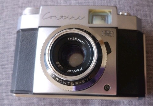 Zeiss Ikon Contina 35mm film camera Pantar lens 1:2.8 f=45mm original ...