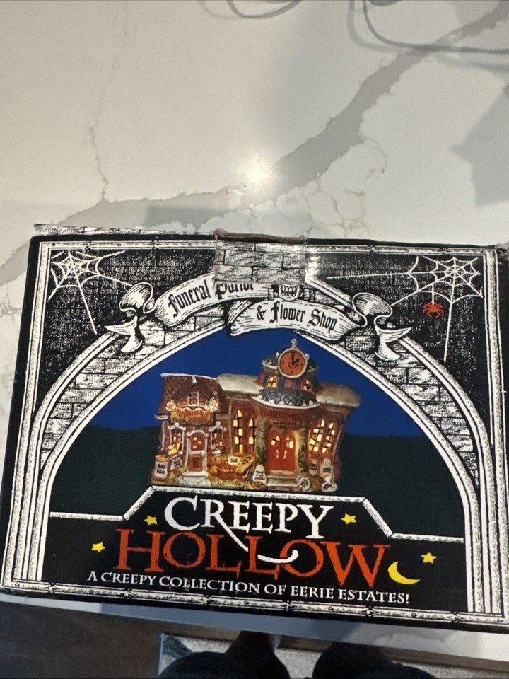 creepy hollow midwest halloween Funeral Parlor & Flower Shop | eBay