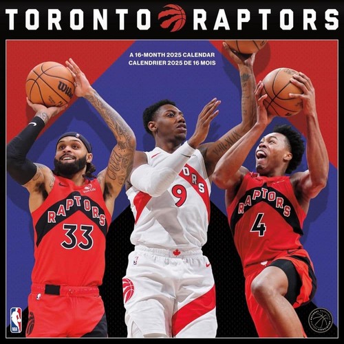 Trends International, NBA Toronto Raptors 2025 Wall Calendar | eBay