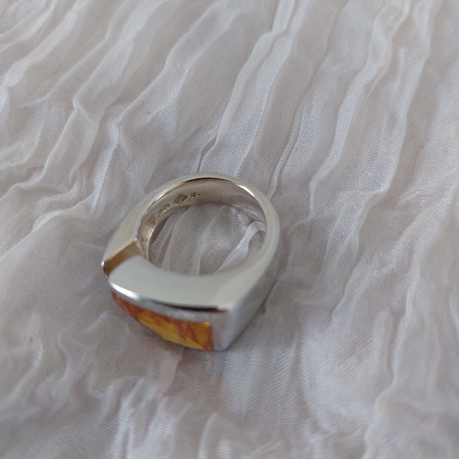 Pierre Lang Ring Silber 925, Citrin, Echt-Silber-Kollektion, Gr.6 ...