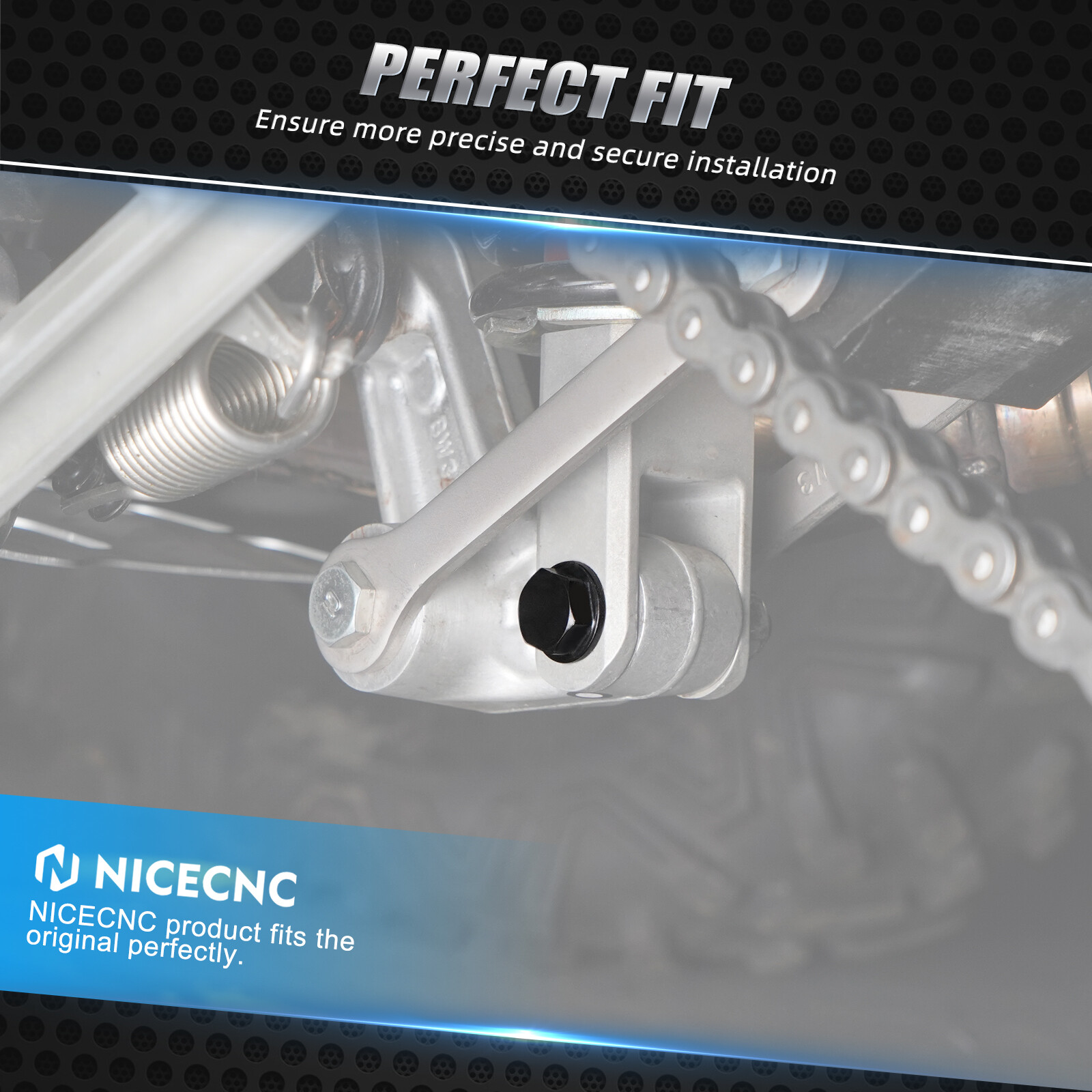 NICECNC M10xP1.25 Lower Rear Shock Bolt For Yamaha Tenere 700 XTZ700 ...