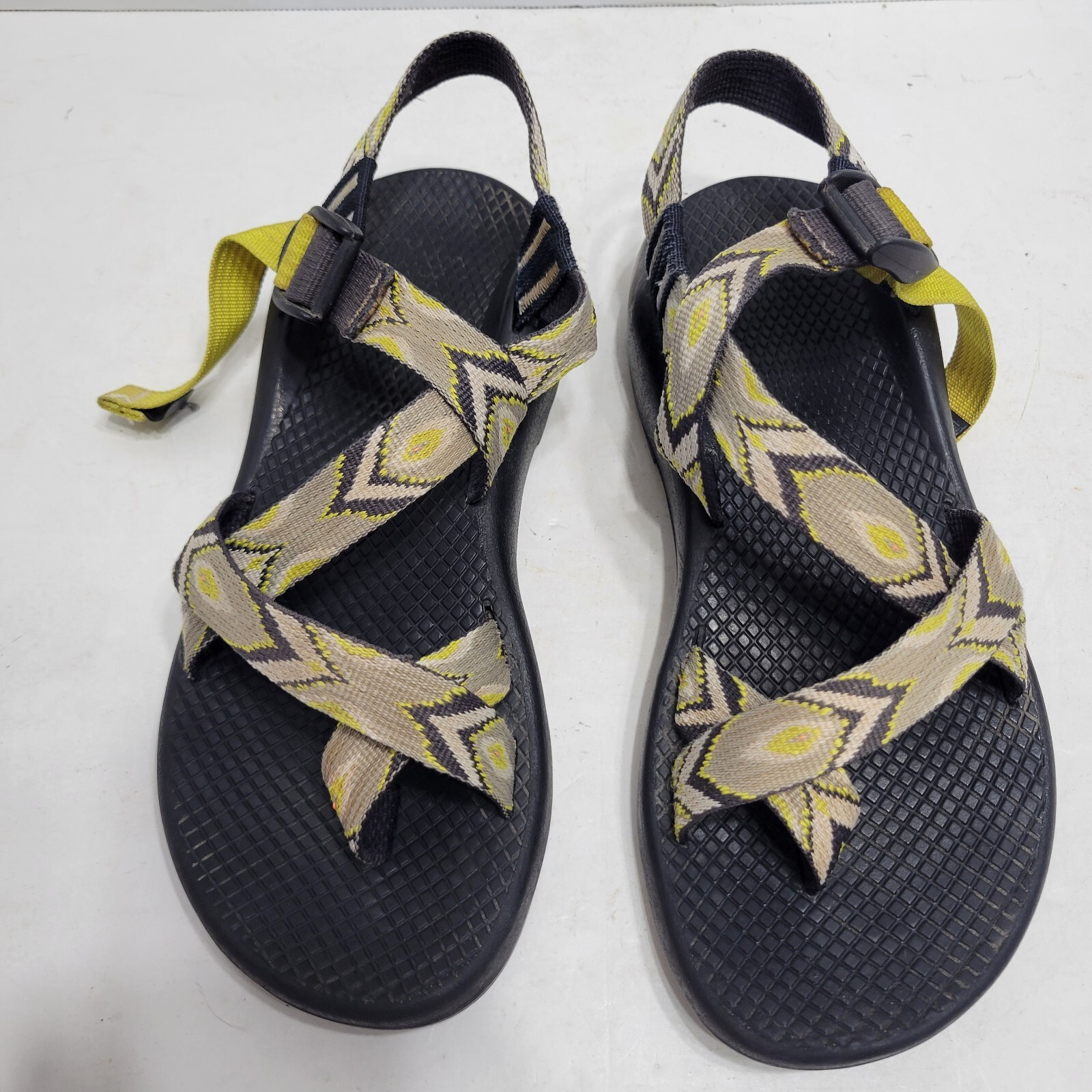 Chaco Chaco’s Strappy Sandals Women's Size 7 Black And Yellow Vibram ...