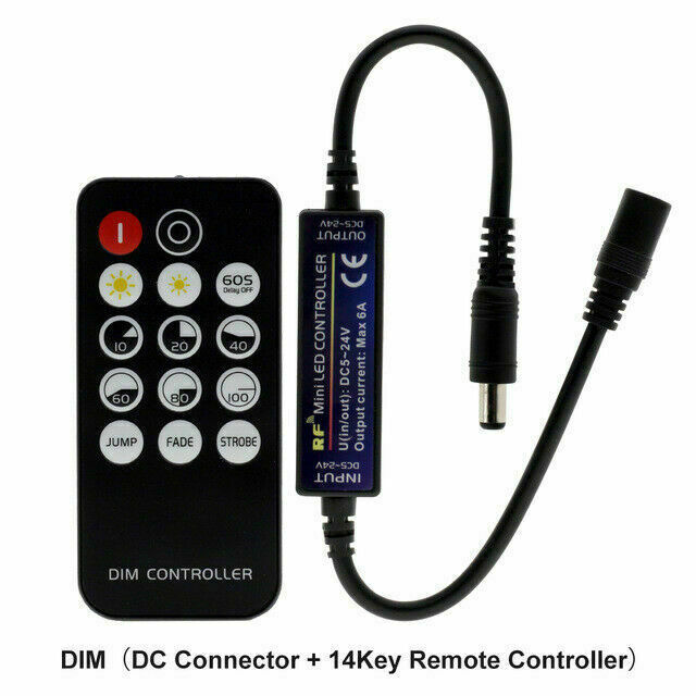 RF 14 Keys 21 Keys 28 Keys LED Controller for 5050 Single Color RGB LED ...