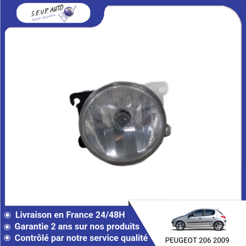 🇫🇷 PHARE ANTIBROUILLARD AVANT GAUCHE PEUGEOT 206+ 2009- ♻️ 9685425280 ...
