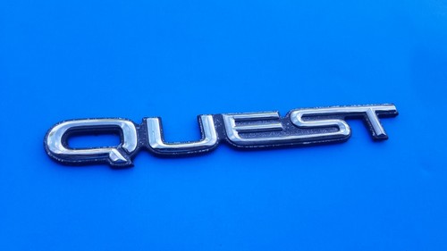 93 94 95 96 97 98 NISSAN QUEST SIDE DOOR CHROME EMBLEM LOGO SYMBOL ...