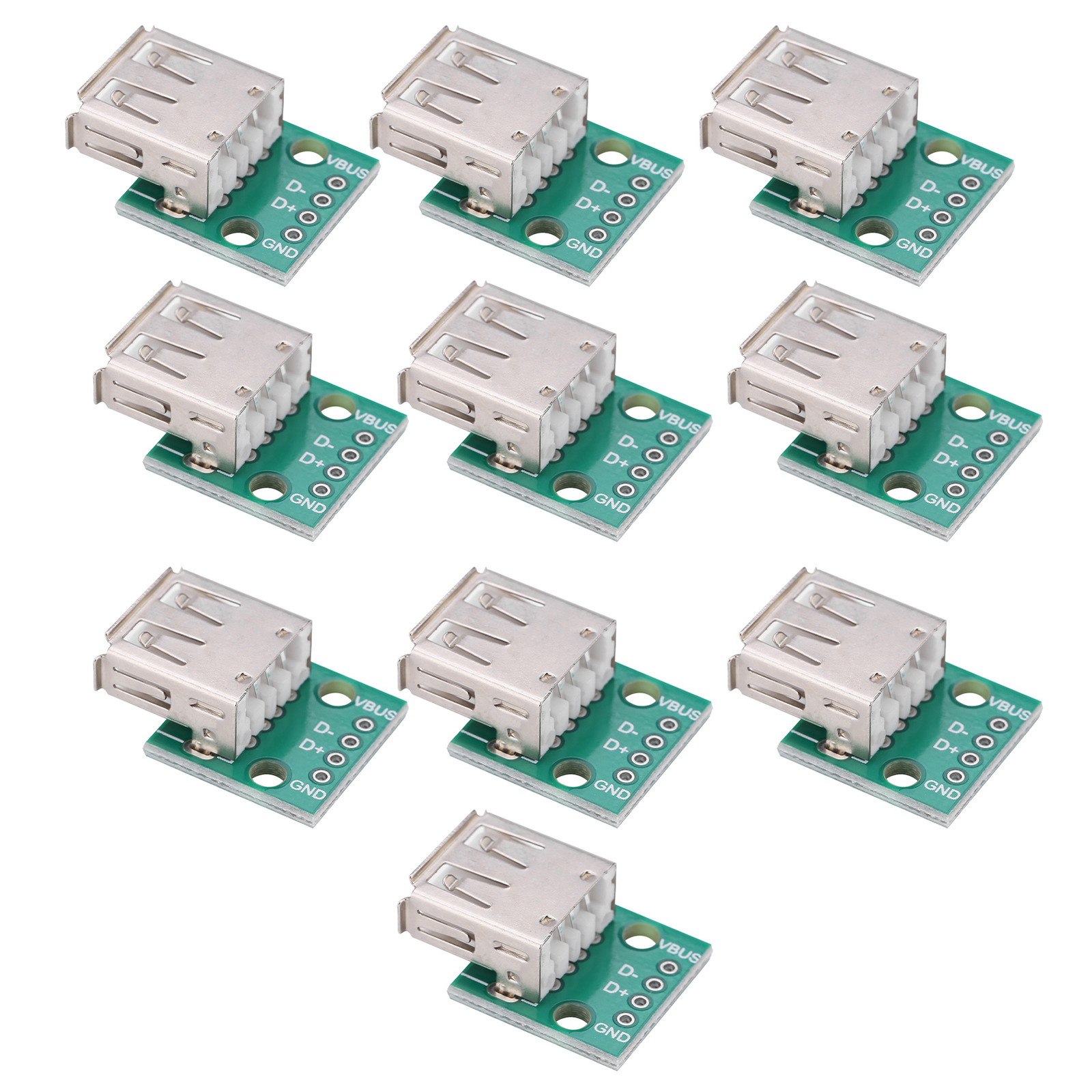 Купить Ибей | 10 X USB Type A Female Socket Breakout Board 2.54mm Pitch ...