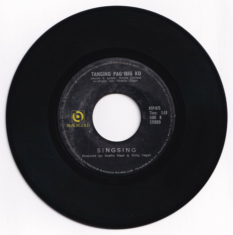 Philippines SINGSING O, Babe OPM 45 rpm Vinyl Record | eBay