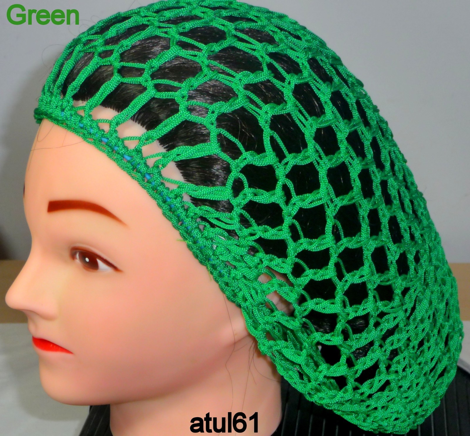 Snood Beret Soft Rayon Rasta Crochet Knitted Whale Hair Net Hat ...