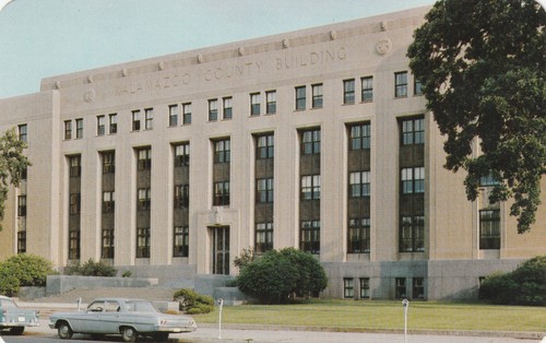 Kalamazoo County Building Kalamazoo Michigan USA Vintage Souvenir ...