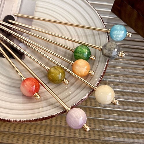 Advanced Sense Panfa Artifact Fresh Headwear Modern Round Ball Metal ...