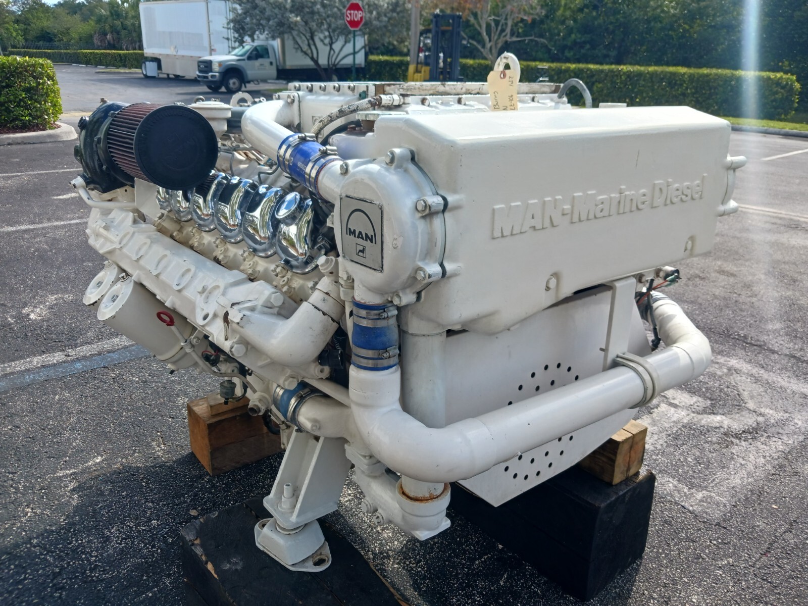 MAN D2842 LE406, Marine Diesel Engine, V12, 1200 HP @ 2300 RPM | eBay