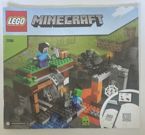 LEGO MINECRAFT INSTRUCTION MANUAL ONLY NO LEGOS 21166 | eBay