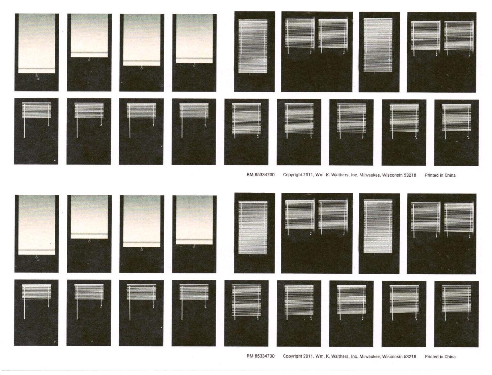 HO SCALE WINDOW SHADES & WINDOW BLINDS STICKERS~BUILT BUILDINGS~MODEL ...