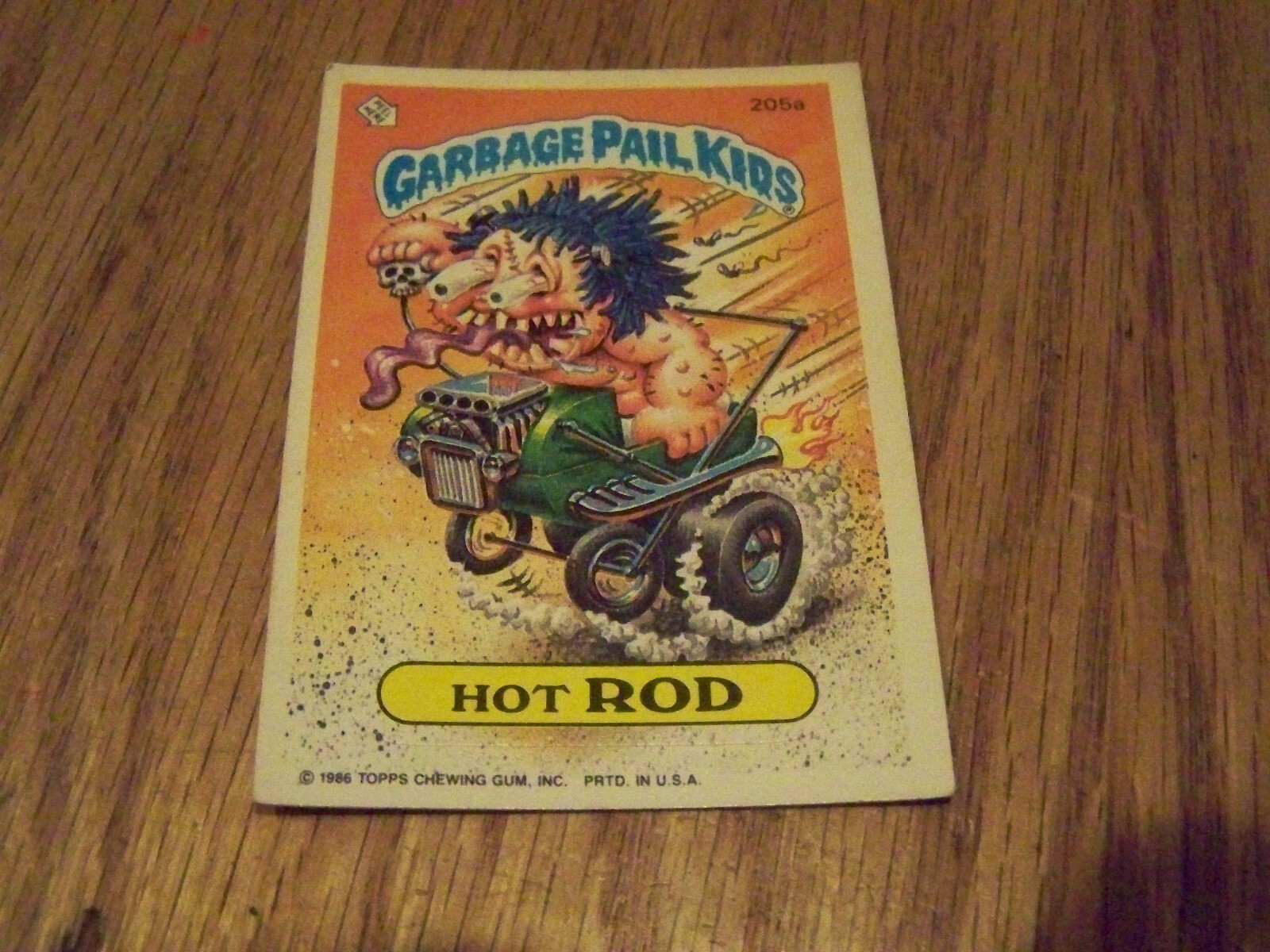 1986 TOPPS GARBAGE PAIL KIDS HOT ROD TRADING CARD | eBay